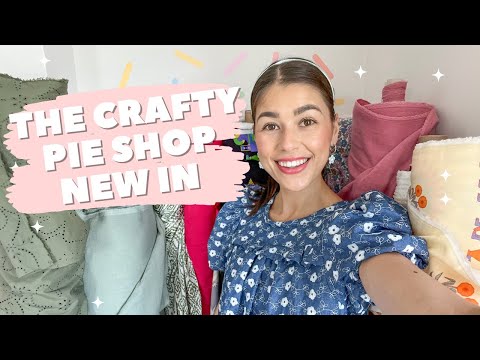 Fabric Chat: New in at The Crafty Pie Shop, Sewing Plans & More!