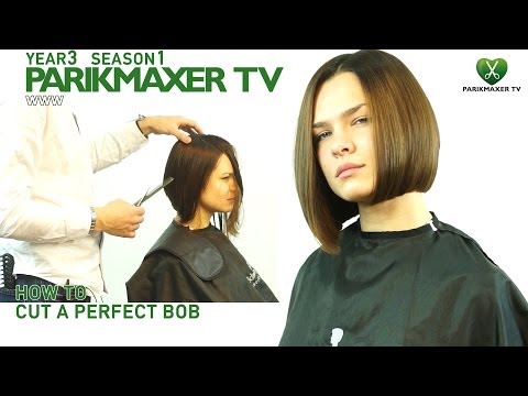 Как подстричь идеальный боб How to cut a perfect bob parikmaxer tv парикмахер тв