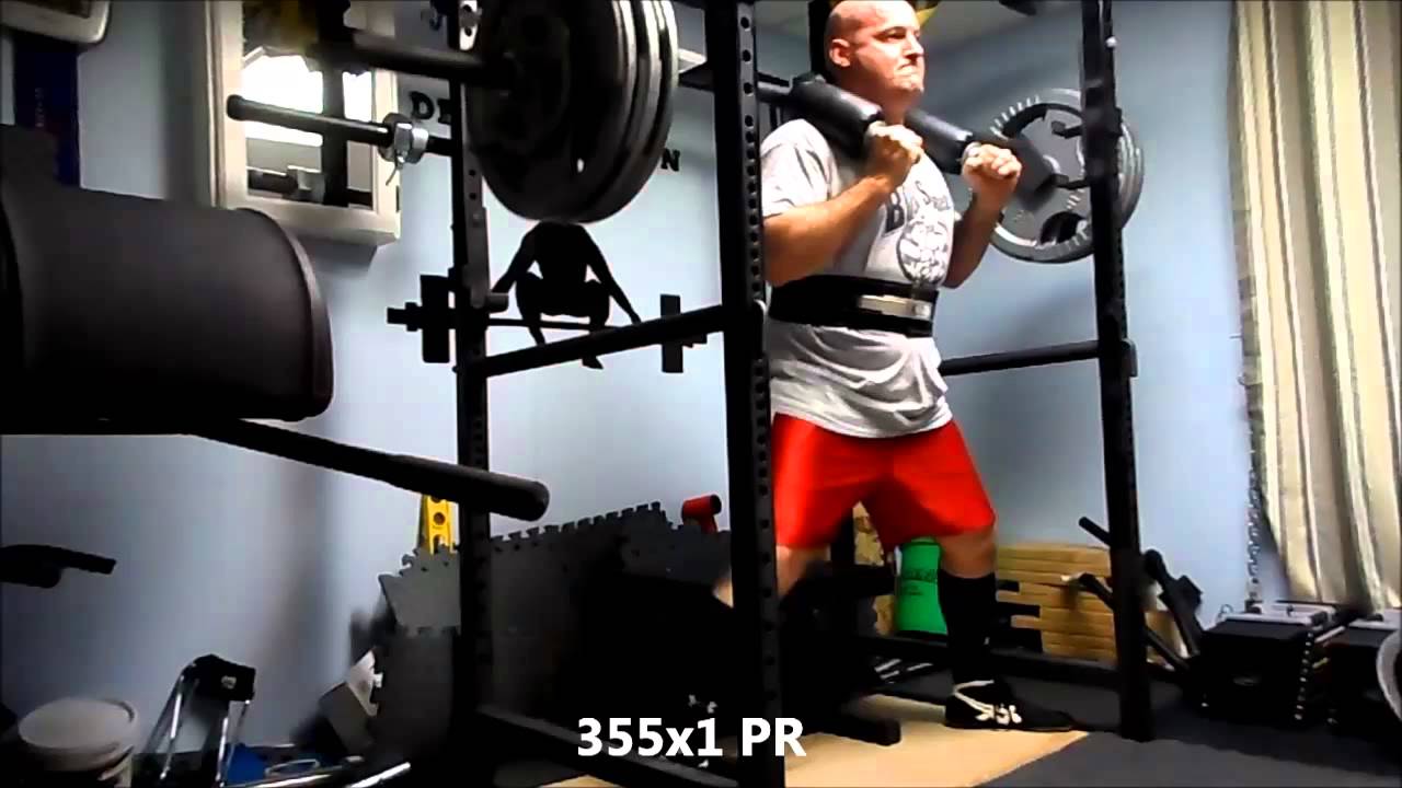 Max Effort SSB High box squat w/ DL stance + SSB Front Squats - YouTube