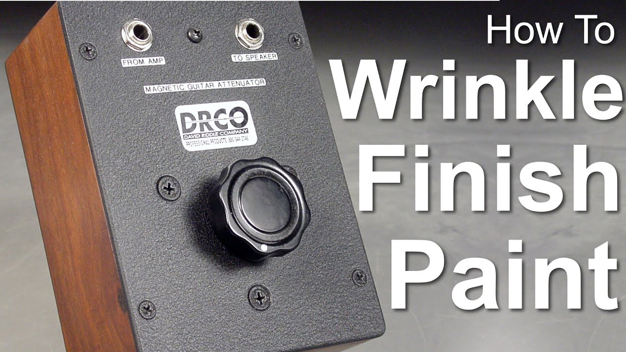 How To Apply VHT Wrinkle Finish Spray Paint For Perfect Results Full ...