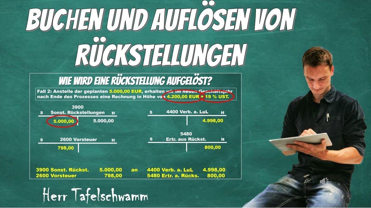 Rückstellungen ganz leicht bilden, buchen und auflösen! Einfache ...