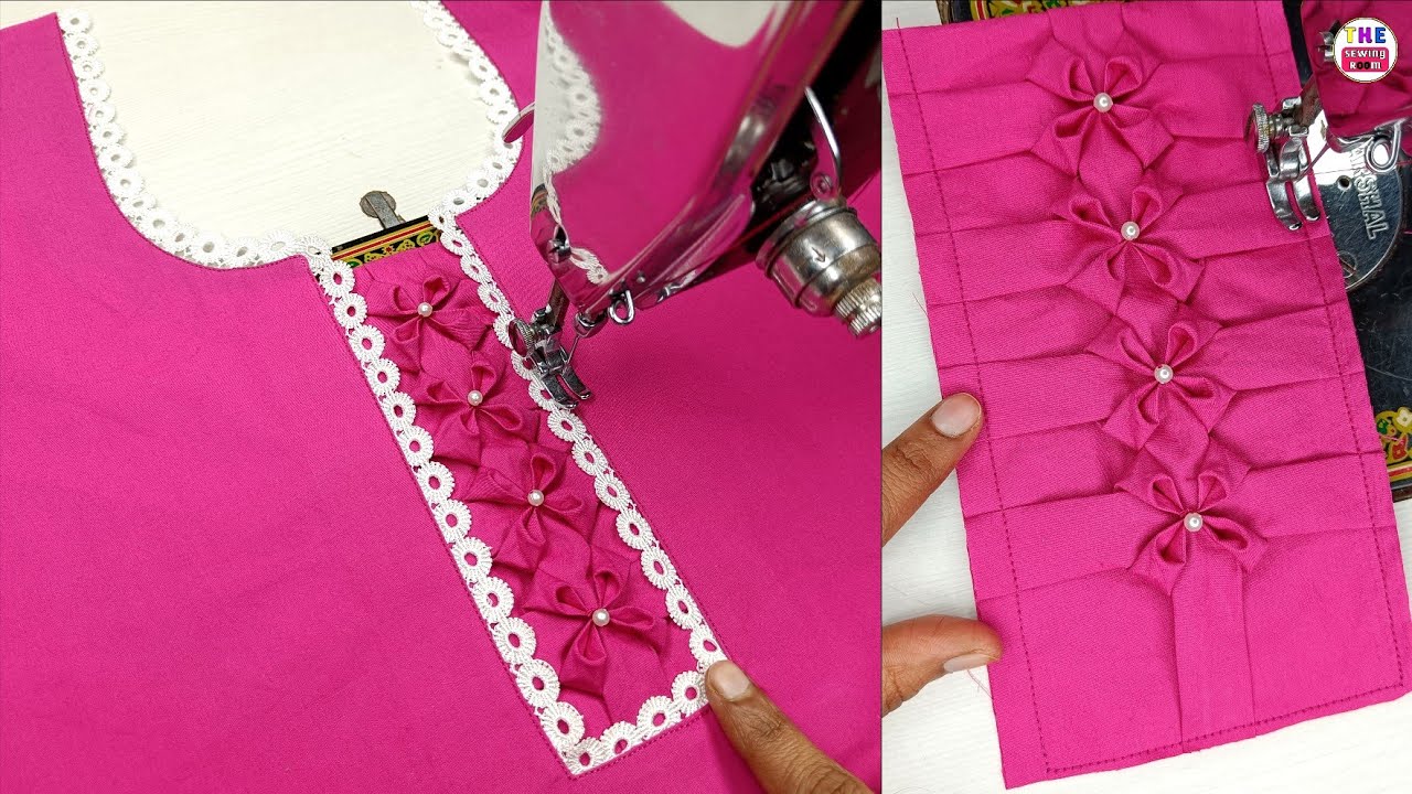 Simple and easy neck design / cutting and stitching / kurti neck design ...