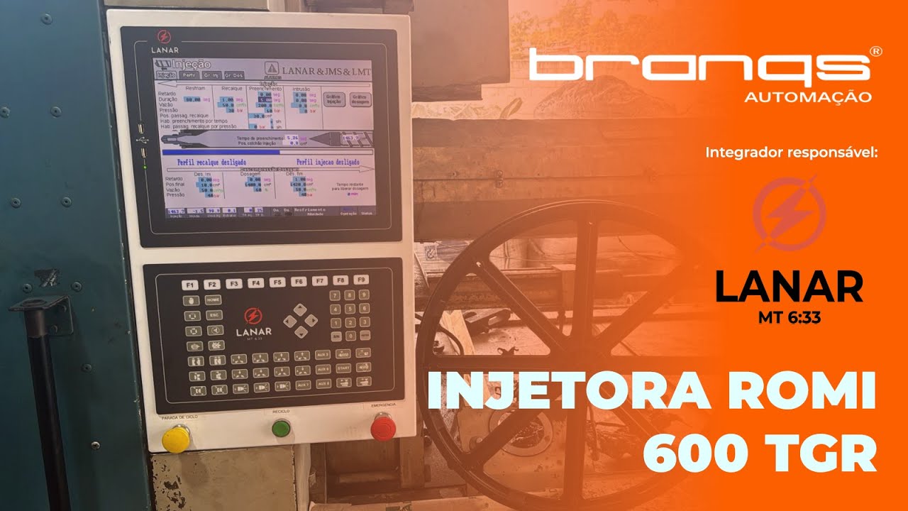 Retrofit CLP InjetoraROMI TGR 600 com CLP Branqs - YouTube