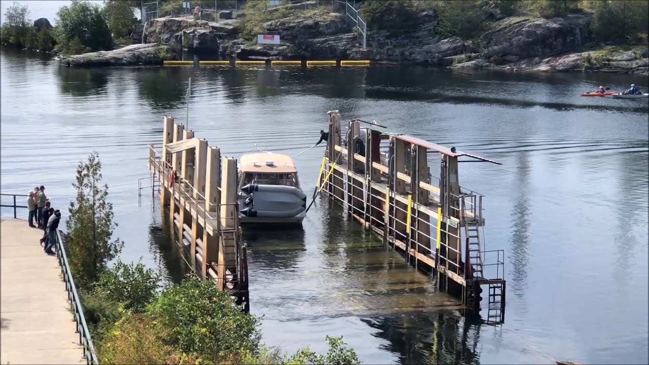 "The Big Chute" Marine Railway, Lock 44, Trent Severn Waterway, Ontario ...