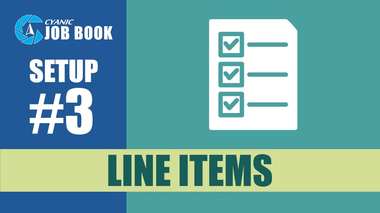 Job Book Setup #3: Understanding Line Items in Job Book - YouTube