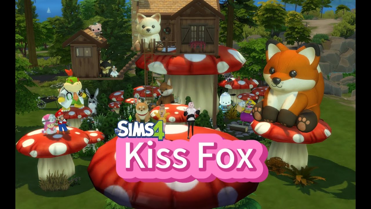 Sims 4 dance animation キスキツネ(KISS little fox/亲吻小狐狸) cover FREE DL - YouTube