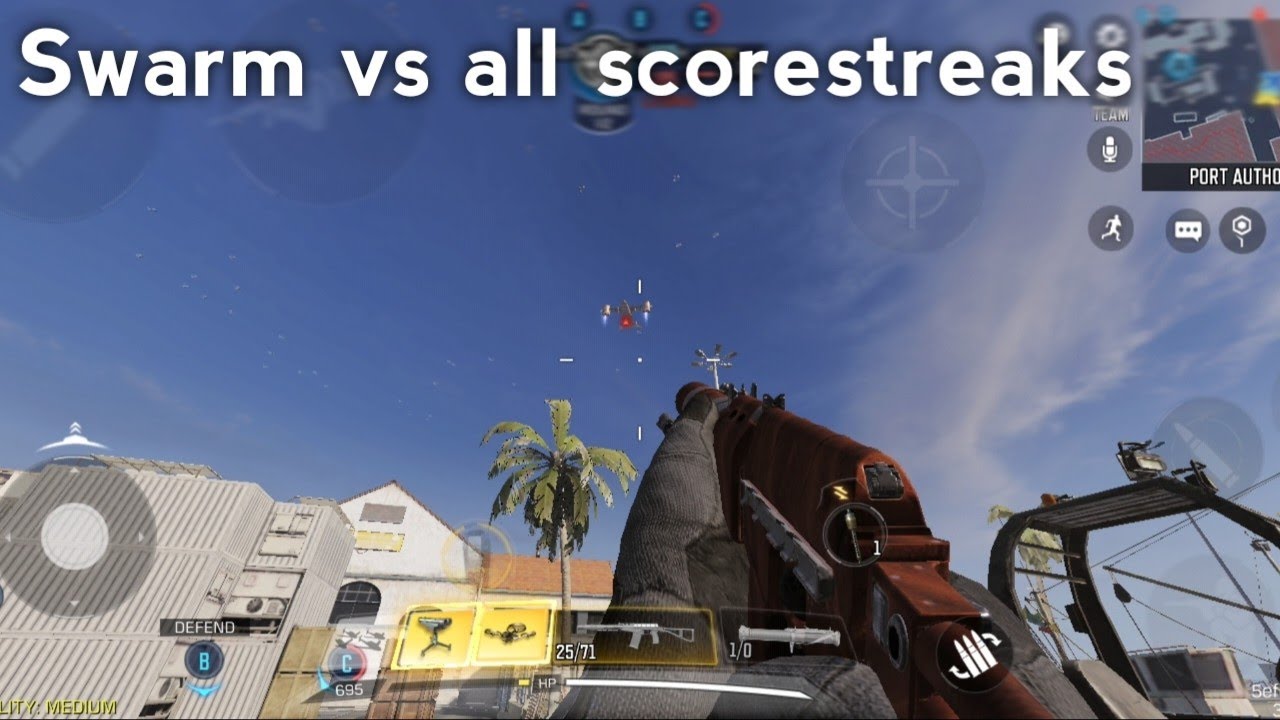 Swarm vs all scorestreaks in cod mobile - YouTube