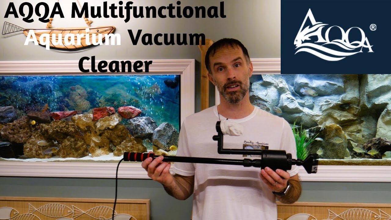 AQQA 6-in-1 Aquarium Gravel Cleaner AQ013 Review & Demo - YouTube