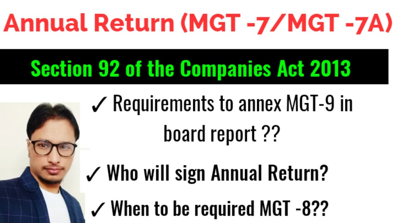 Whether MGT 9 required to annex with board report or not?? What is ...