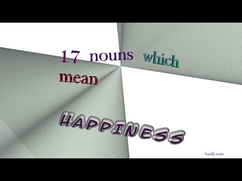 What Is Another Word For Happiness Or Joy
