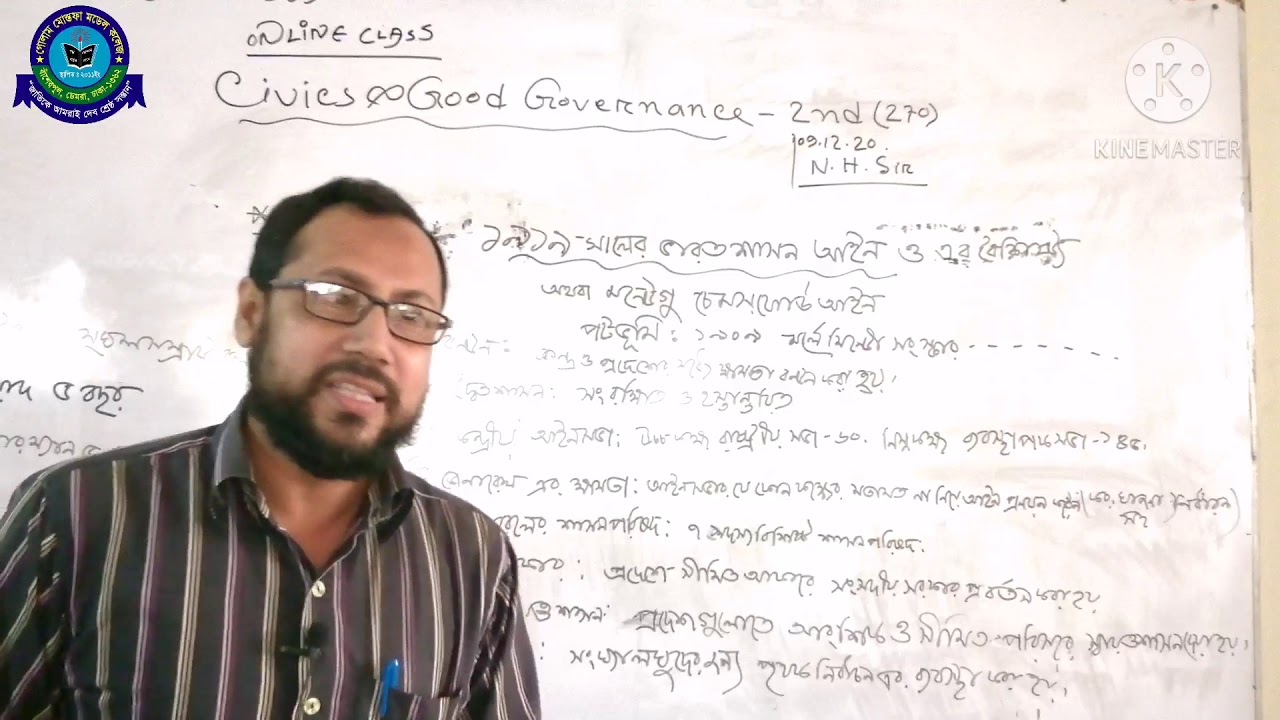 HSC 2nd year. Civics 2nd paper. Chapter 1. Lecture 9. - YouTube