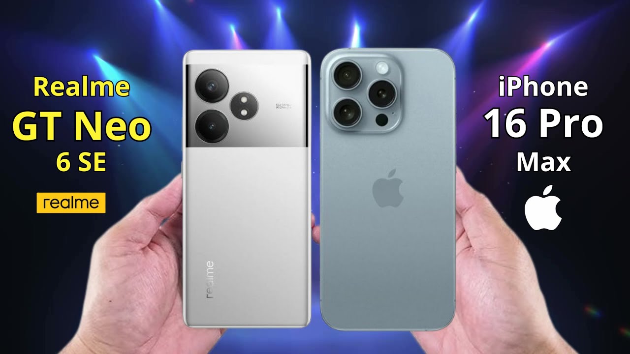 Realme GT Neo 6 SE vs iPhone 16 Pro Max - What's the difference? - YouTube
