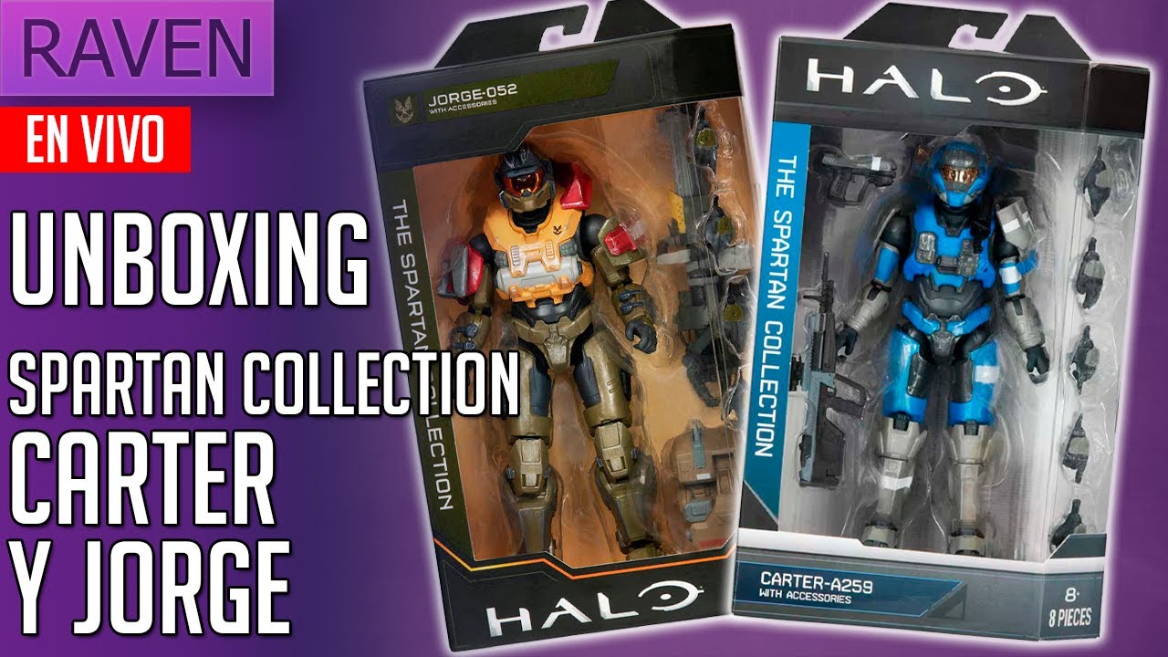 🔴 Unboxing de Carter y Jorge de The Spartan Collection de Jazwares ...