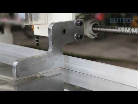 MZB1022 CNC Automatic Length Fixed Cutting Saw - Elitech - YouTube
