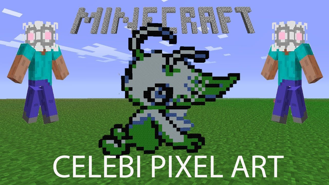 CELEBI MINECRAFT PIXEL ART - YouTube