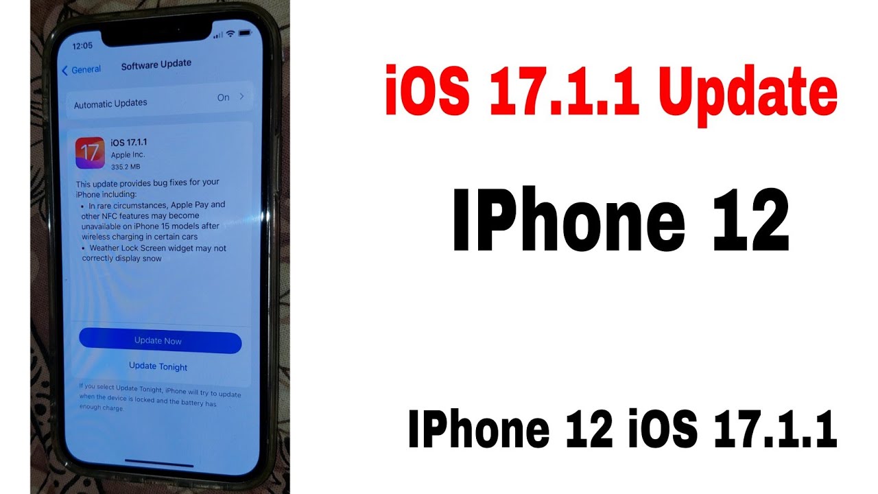 iOS 17.1.1 Update | iOS 17.1.1 Update IPHONE 12 - YouTube