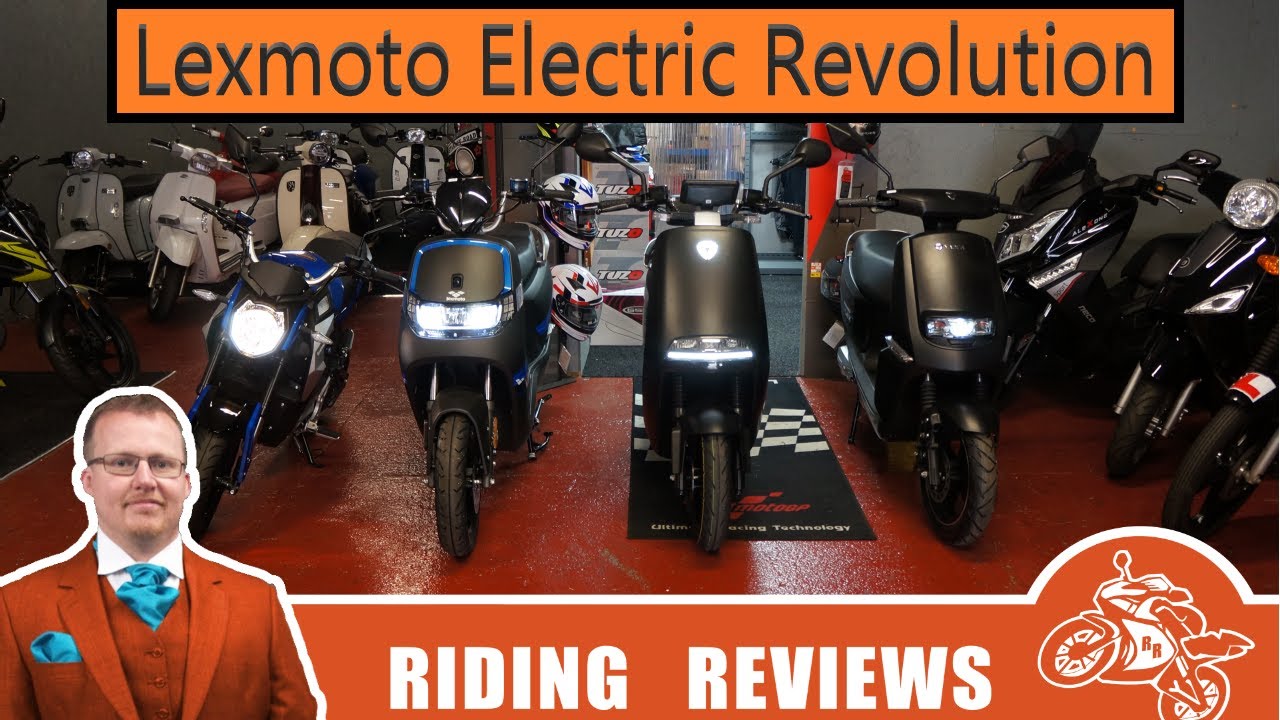 lexmoto's electric range uk 2020 - YouTube