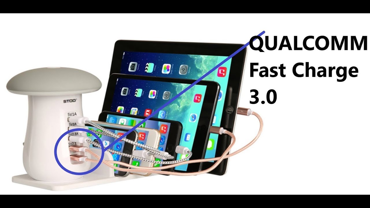 Coolest USB Charger hub with Qualcomm Quick Charge 3.0 - YouTube