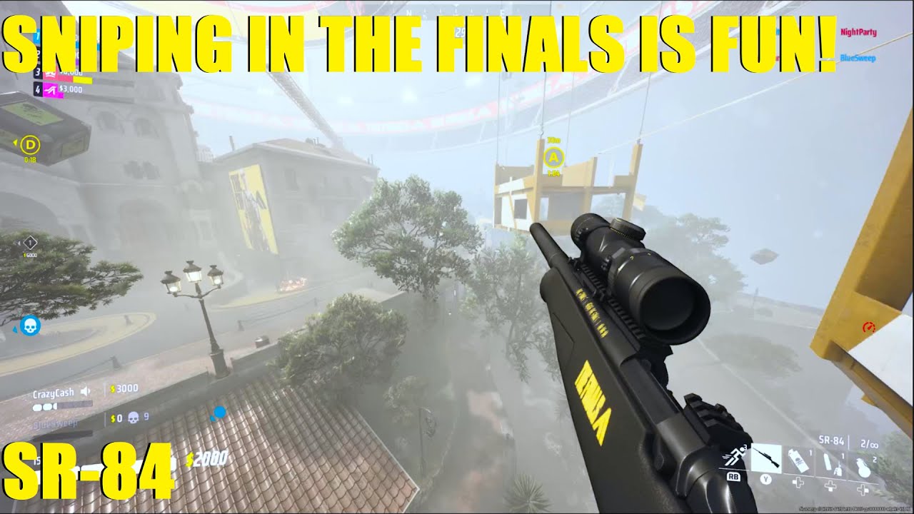 Trying out the sniper rifle (SR-84) Quickscoping our way to victory ...