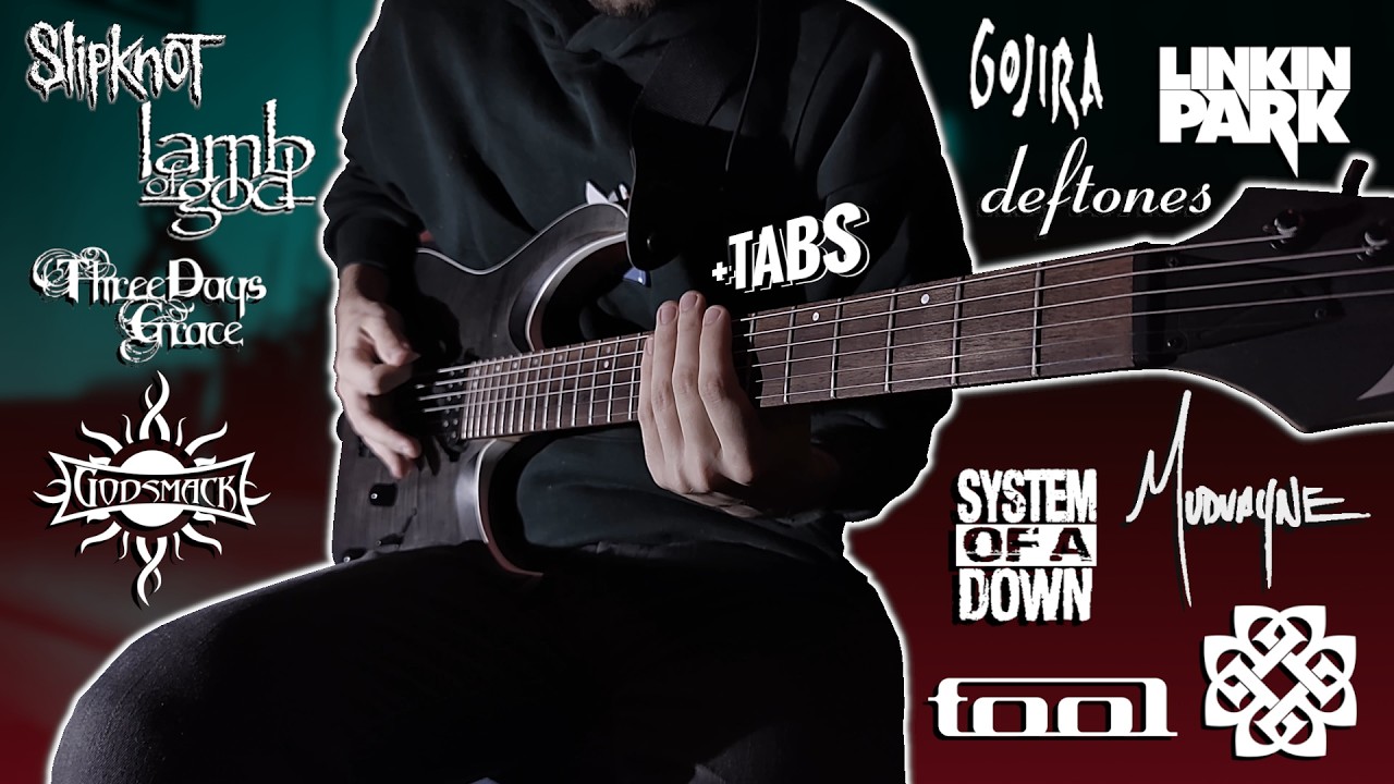 Drop Tuning Guitar Riffs PERFECT for BEGINNER Guitarists [w/ TABS ...