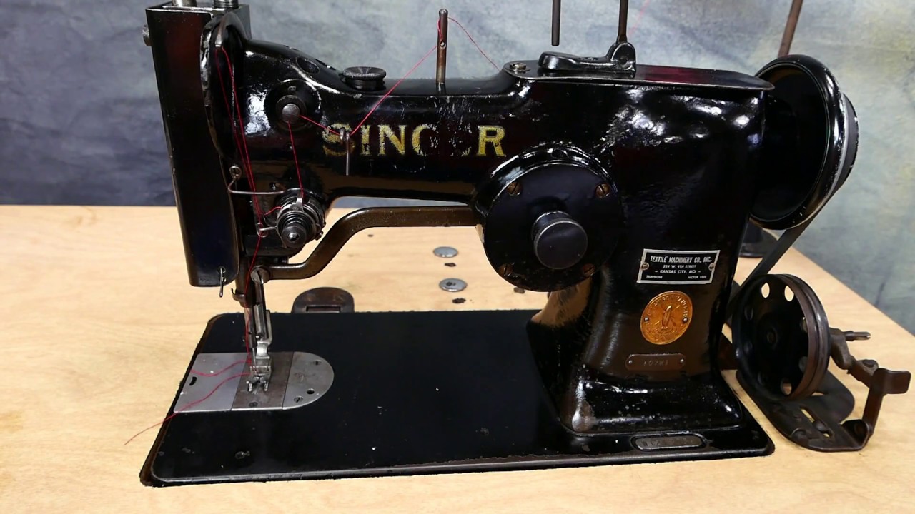Singer 107 w 1 Features and Threading - YouTube