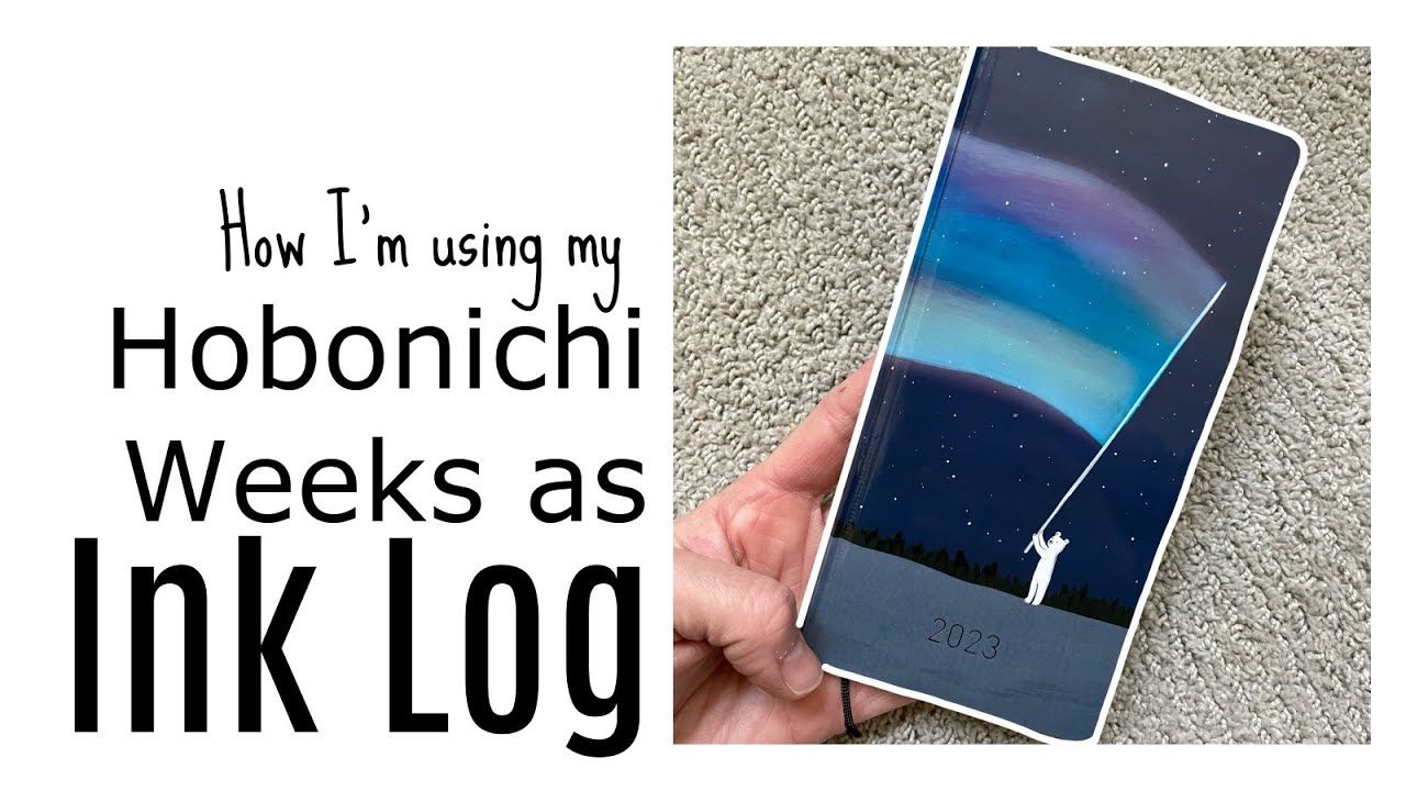 Hobonichi Weeks as an Ink Log - Ink Jotter. How I use the pages. - YouTube