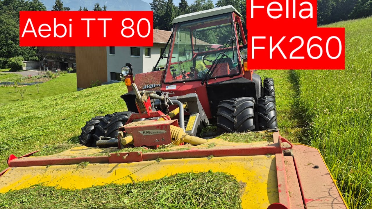 Aebi TT80 Fella FK 260 2.Schnitt - YouTube