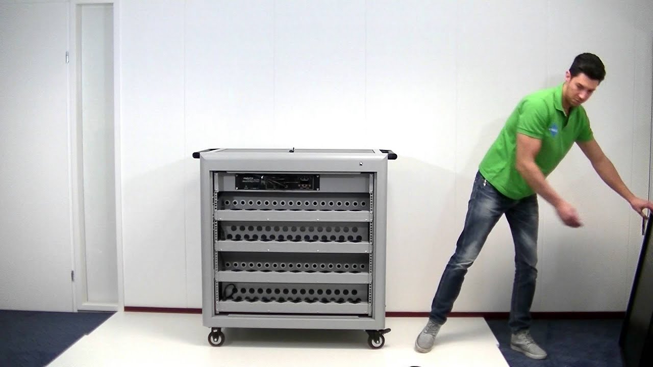 Demonstratie: tabletkar Safecart 36 PRO+ - YouTube