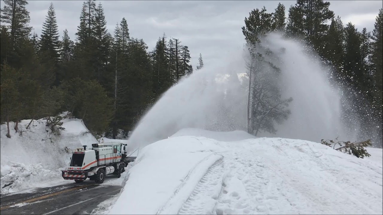 2019 Seasonal Clearing Of Ebbetts Pass/State Route 4 Begins - YouTube