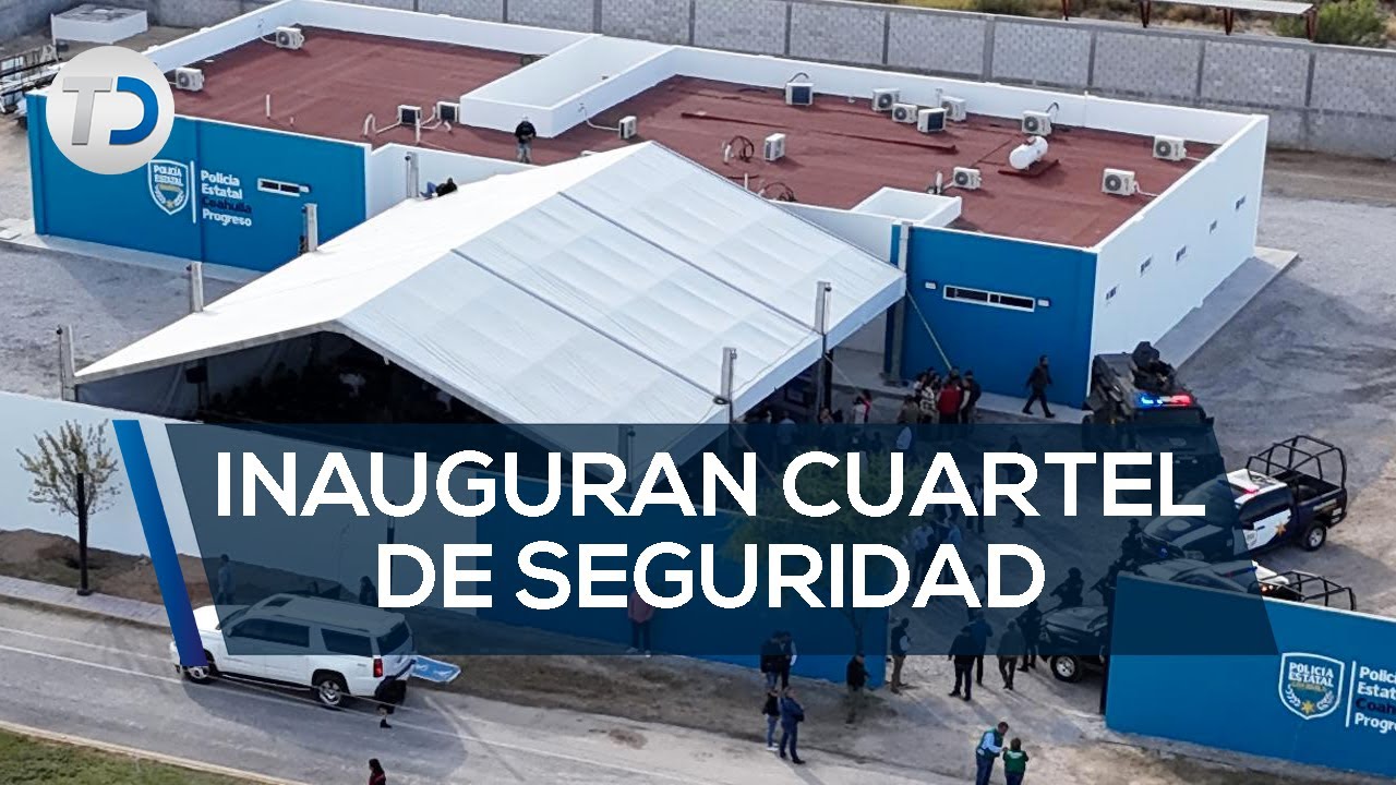 Inauguran cuartel de seguridad para la policía - YouTube