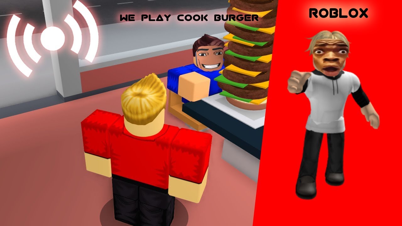 We Play cook burger in roblox! Special for 100 subscribes - YouTube