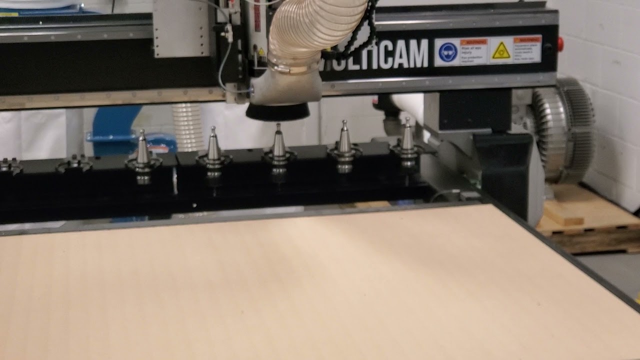 Automatic Tool Changer on Multicam Apex1R - YouTube