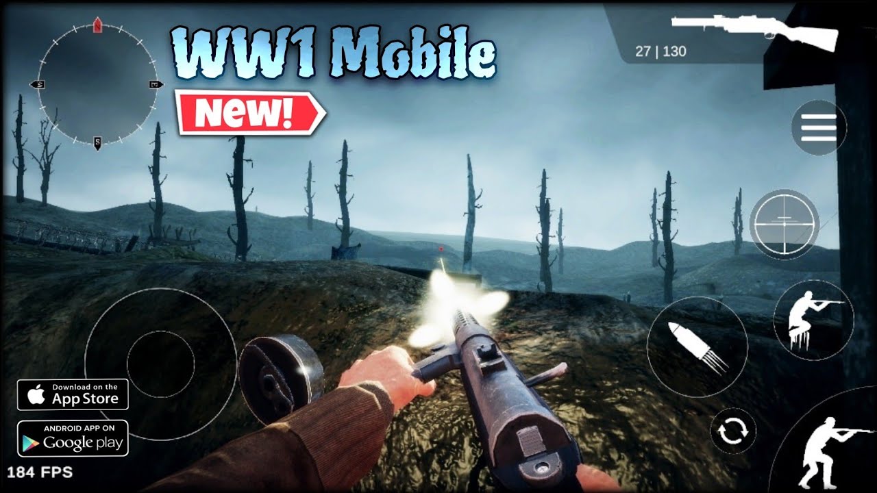 NEW WW1 MOBILE FPS - Weltkrieg 1: Firestorm - YouTube
