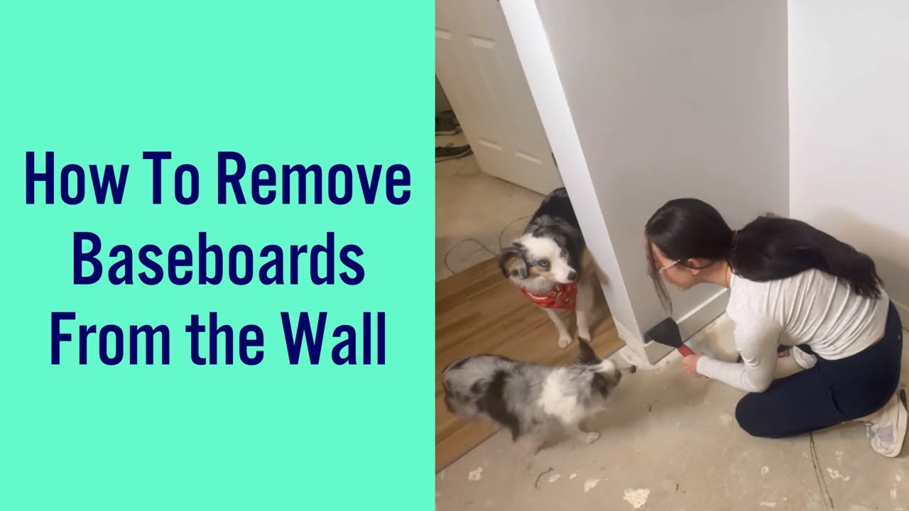 How to remove baseboards from the wall | trim puller - YouTube