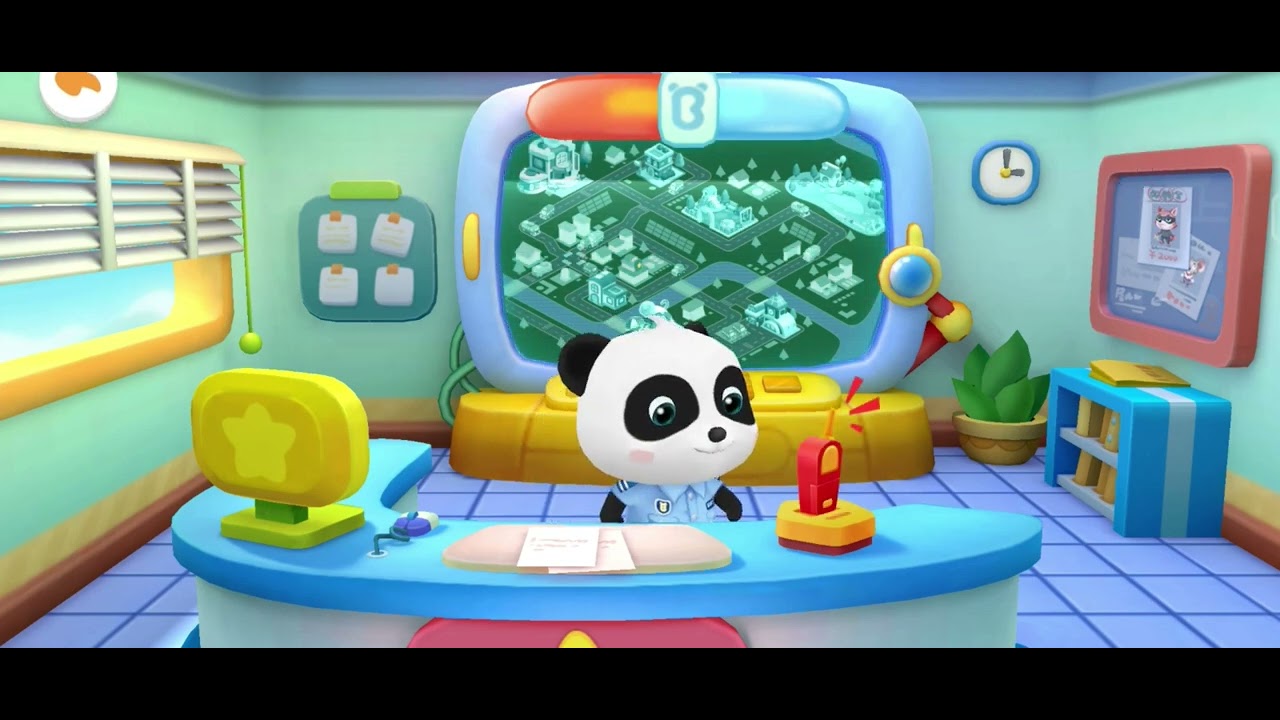 The panda Police man 🐼kids game #gaming #panda #youtube #policeman ...