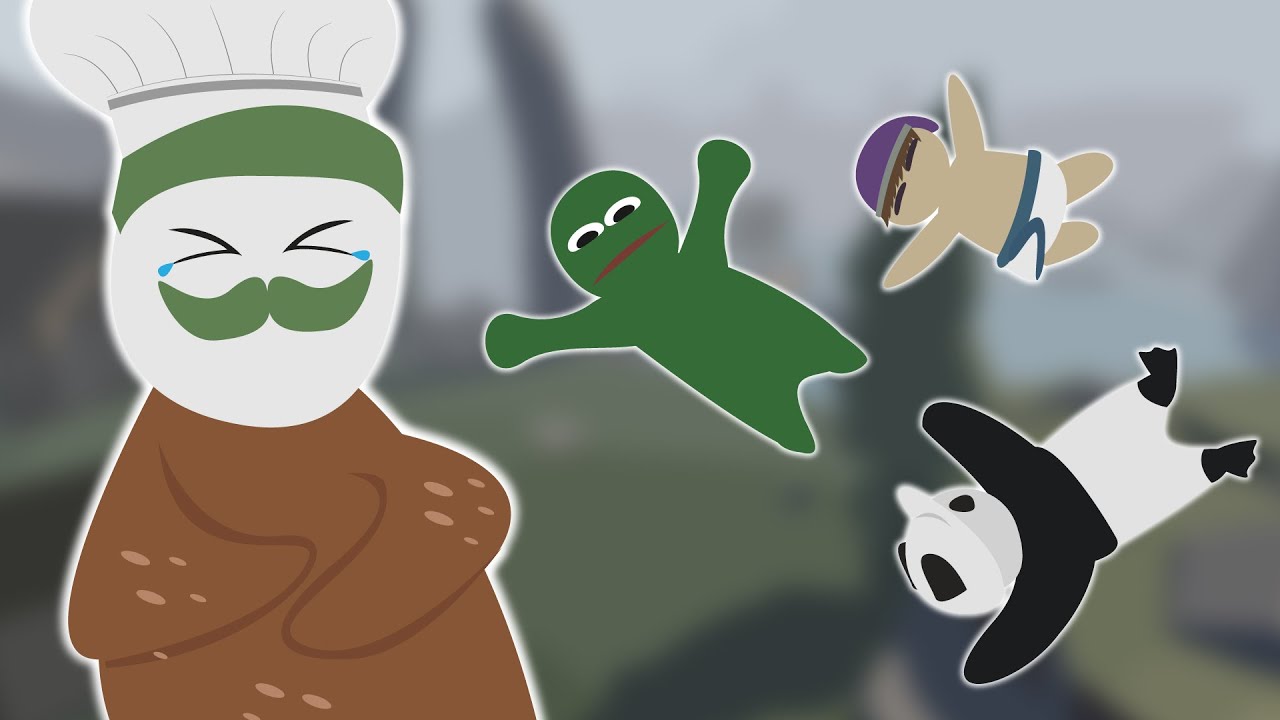 Salt Raiders Scramble for the Finish Line | Human Fall Flat - YouTube