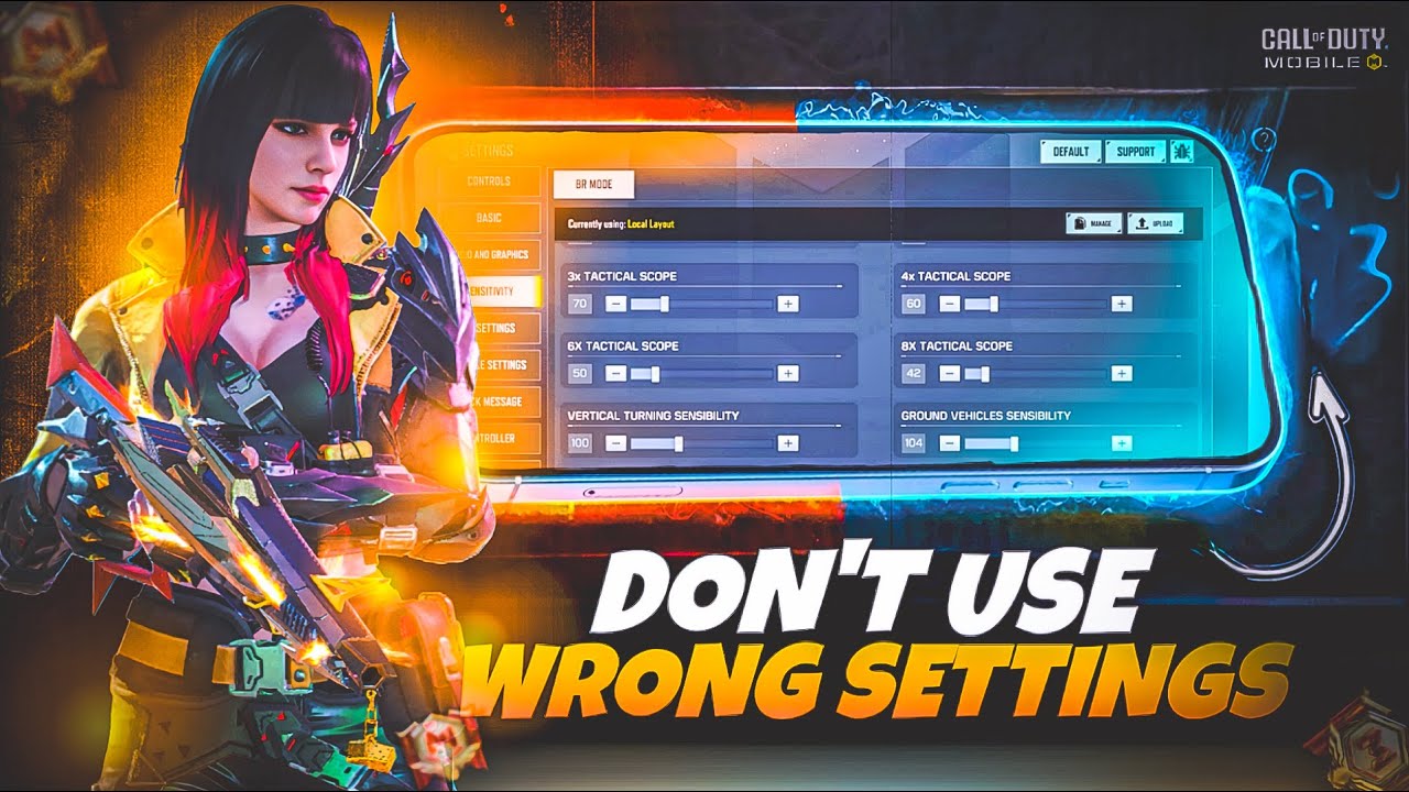 Stop Missing Shots! Best Sensitivity Guide for COD Mobile Battle Royale (2025) Get best settings ...