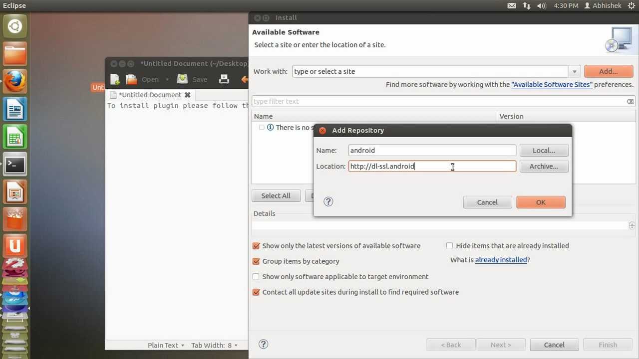 Android plugin installation - YouTube