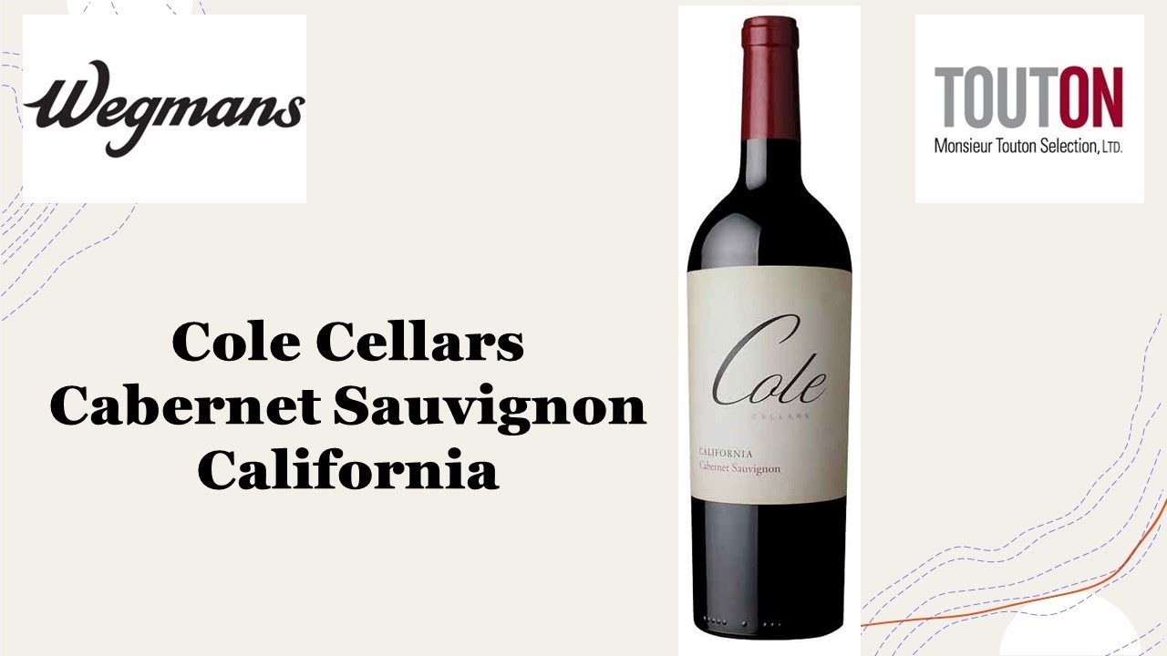 Cole Cellars, Cabernet Sauvignon Presentation - YouTube