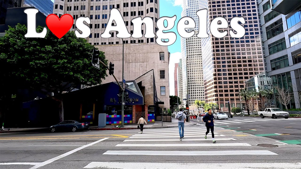 Walking Tour of Downtown - Los Angeles - California | Los Angeles ...