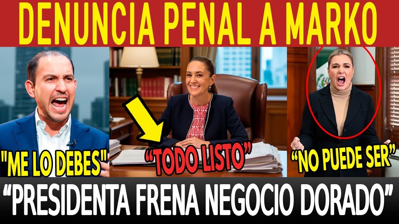 KARMA DIVINO! DENUNCIA PENAL A MARKO Y MARU. PRESIDENTA TUMBA NEGOCIO ...