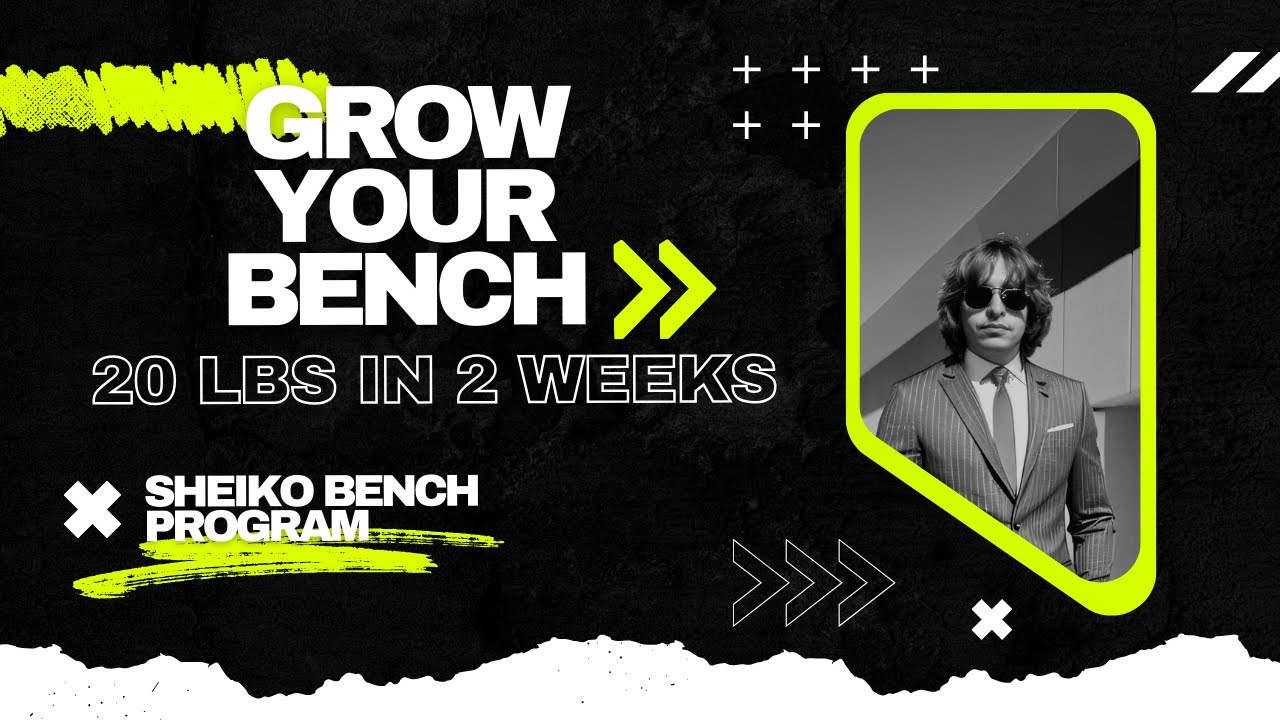 How to grow your Bench in 2 weeks (Sheiko Bench program day 4) - YouTube