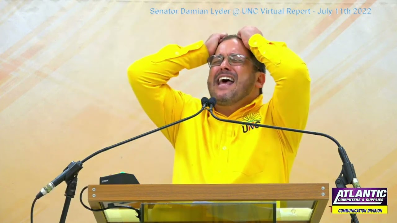 Senator Damian Lyder @ UNC Virtual Report July 11th 2022 - YouTube