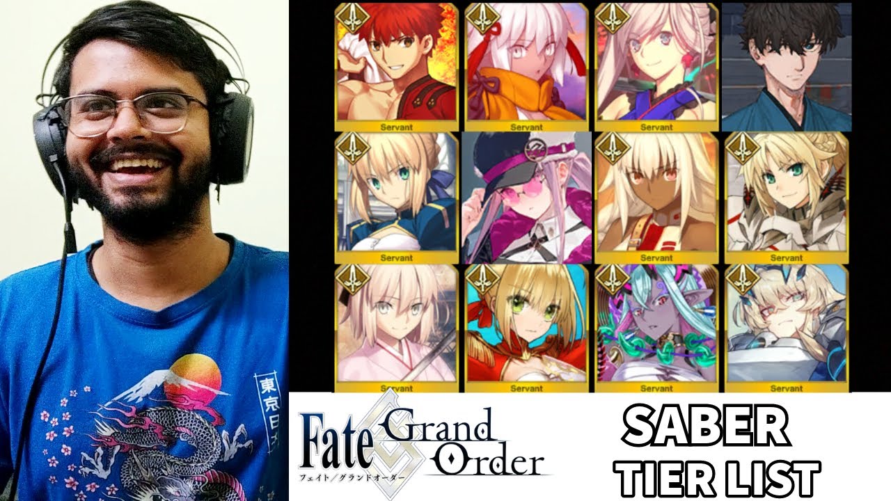 【FGO】 Who Is The Ultimate Saber | Tier List 2024 - YouTube