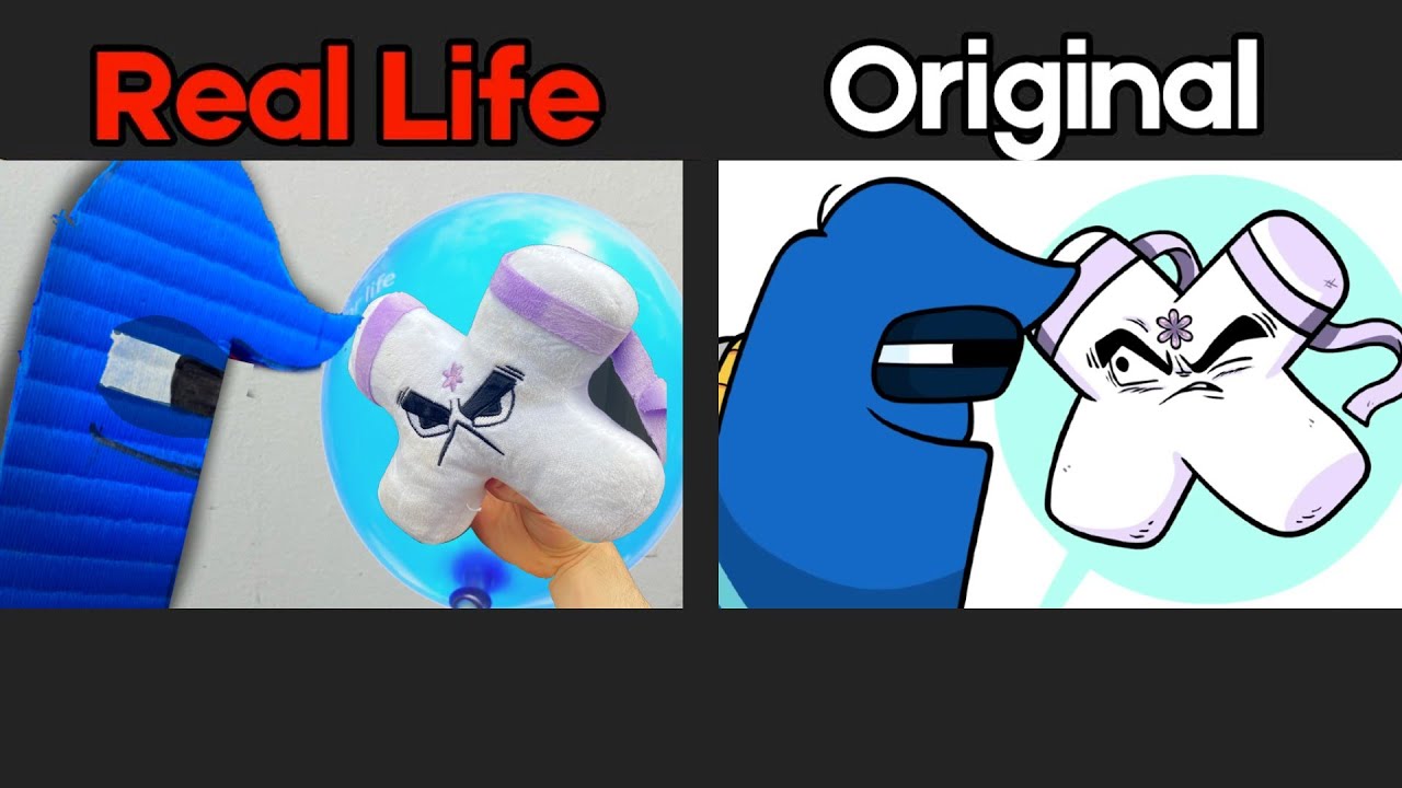 REAL LIFE vs ORIGINAL Number lore - YouTube