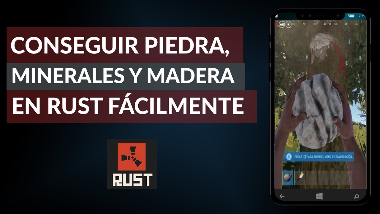 Cómo Conseguir Piedra, Minerales y Madera en Rust Fácilmente - Guía ...