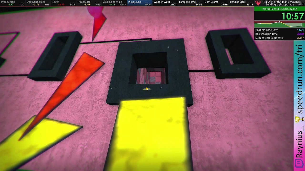 TRI: Get the Bending Light Upgrade Speedrun in 32:18 - YouTube