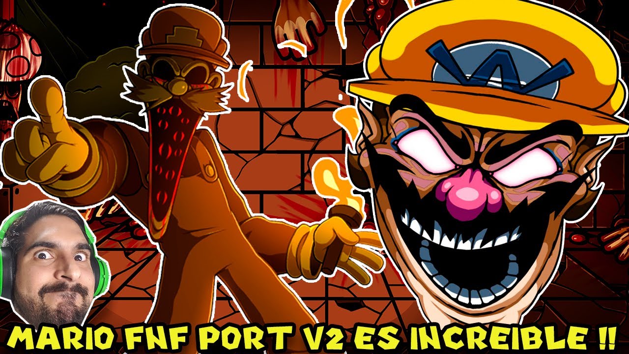 MARIO FNF PORT V2 ES INCREÍBLE !! - Mario's FNF Port V2 con Pepe el ...