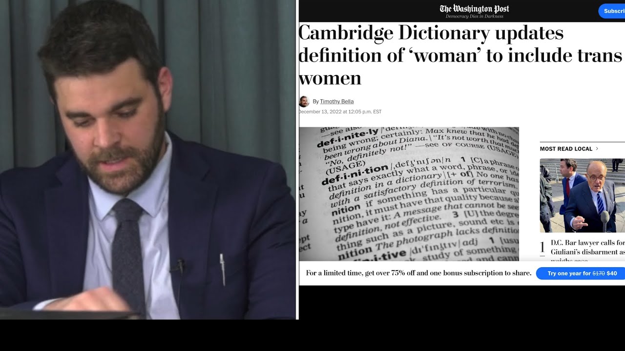Cambridge Dictionary Goes Mad, Completely Mad - YouTube