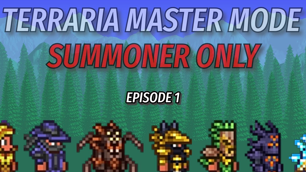 Can I beat MASTER MODE Terraria as a SUMMONER? | Episode 1 - YouTube